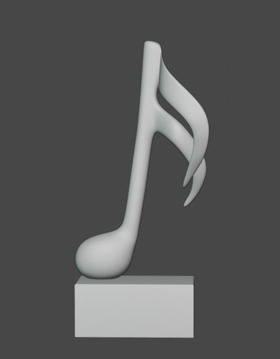 Music Notes 3D model 3D printable | CGTrader
