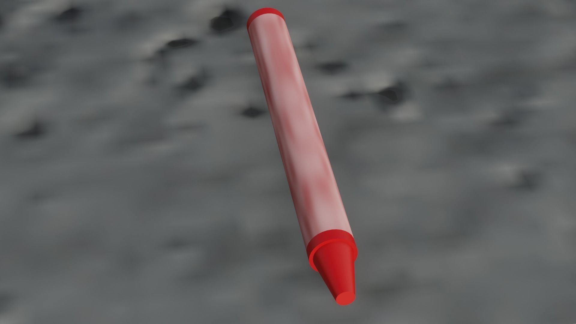 3D model Crayon Red and Blue VR / AR / low-poly | CGTrader