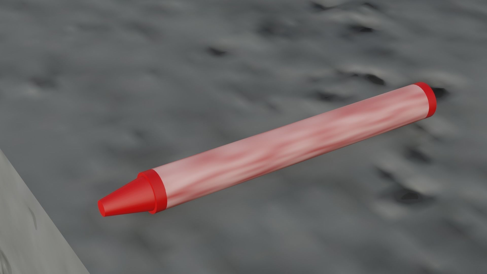 3D model Crayon Red and Blue VR / AR / low-poly | CGTrader
