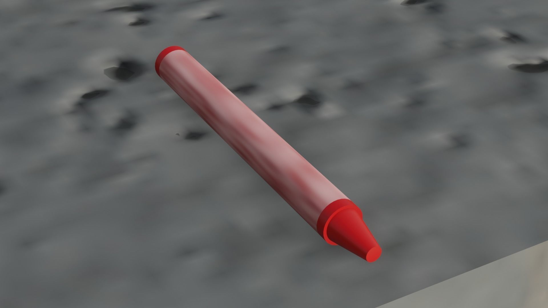 3D model Crayon Red and Blue VR / AR / low-poly | CGTrader