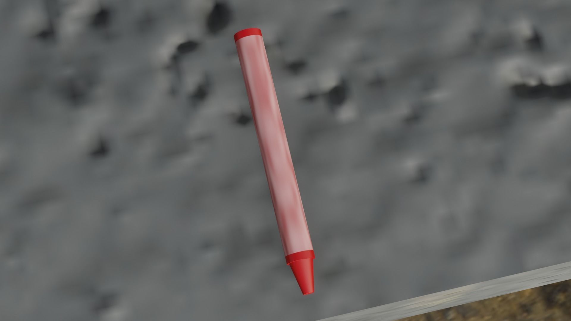 3D model Crayon Red and Blue VR / AR / low-poly | CGTrader