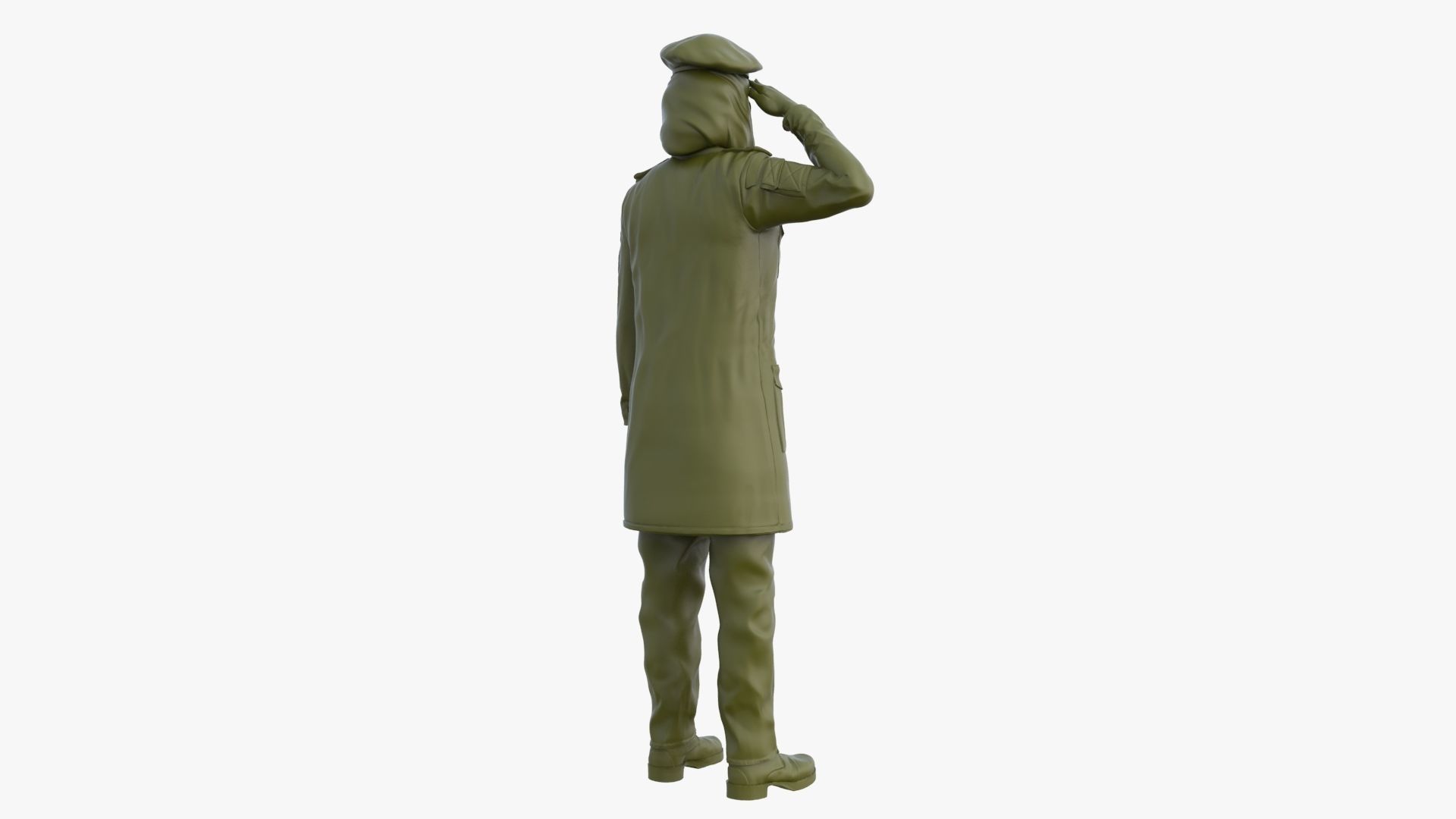KSA Police Woman Saudi Arab 3D model 3D printable | CGTrader