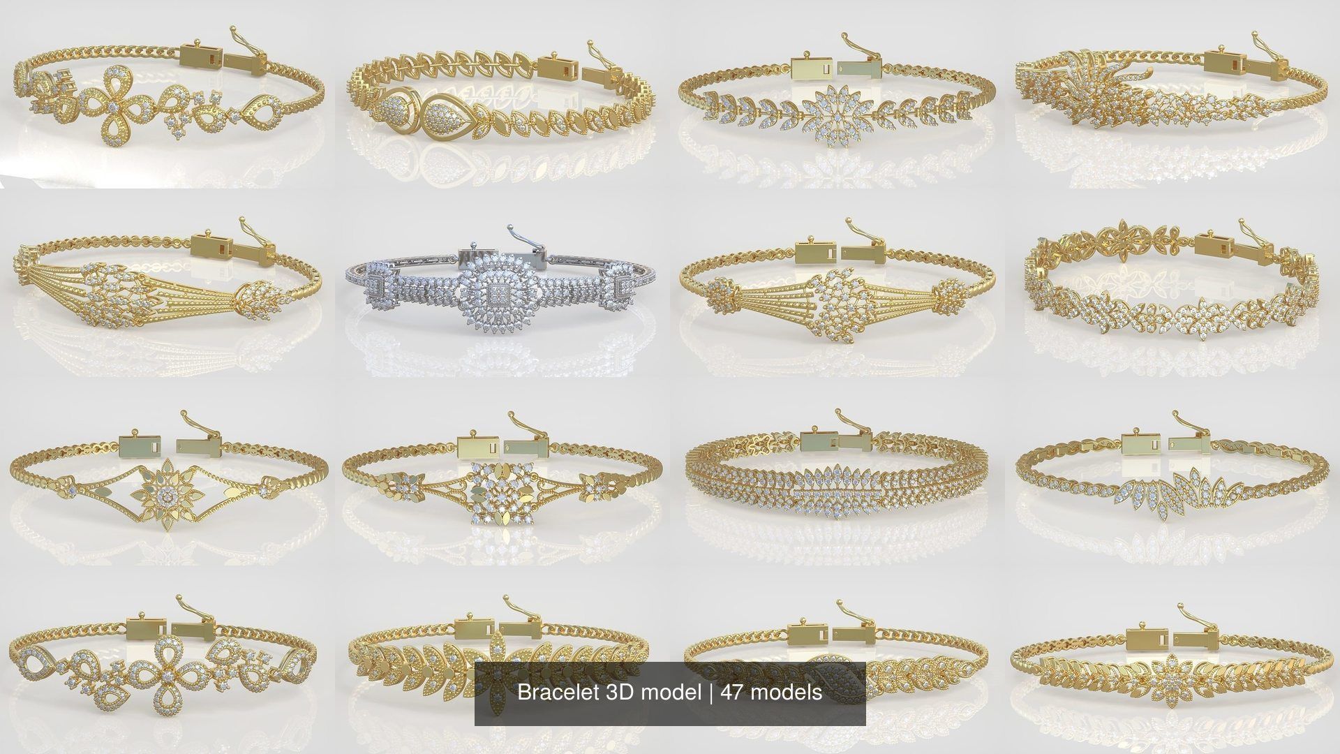 Bracelet 3D 47 models 3D Model Collection | CGTrader