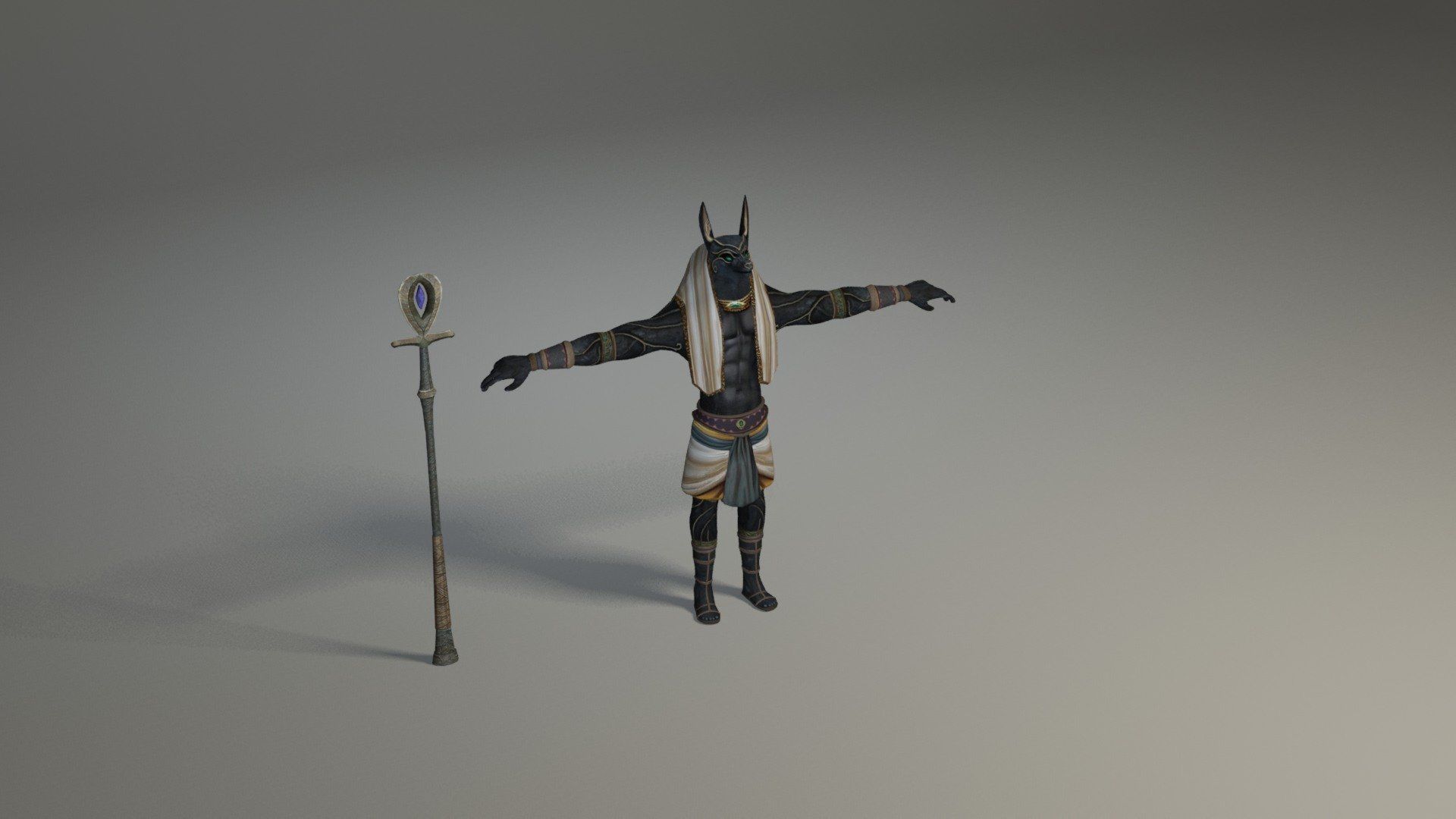 3D model Anubi divinity VR / AR / low-poly | CGTrader