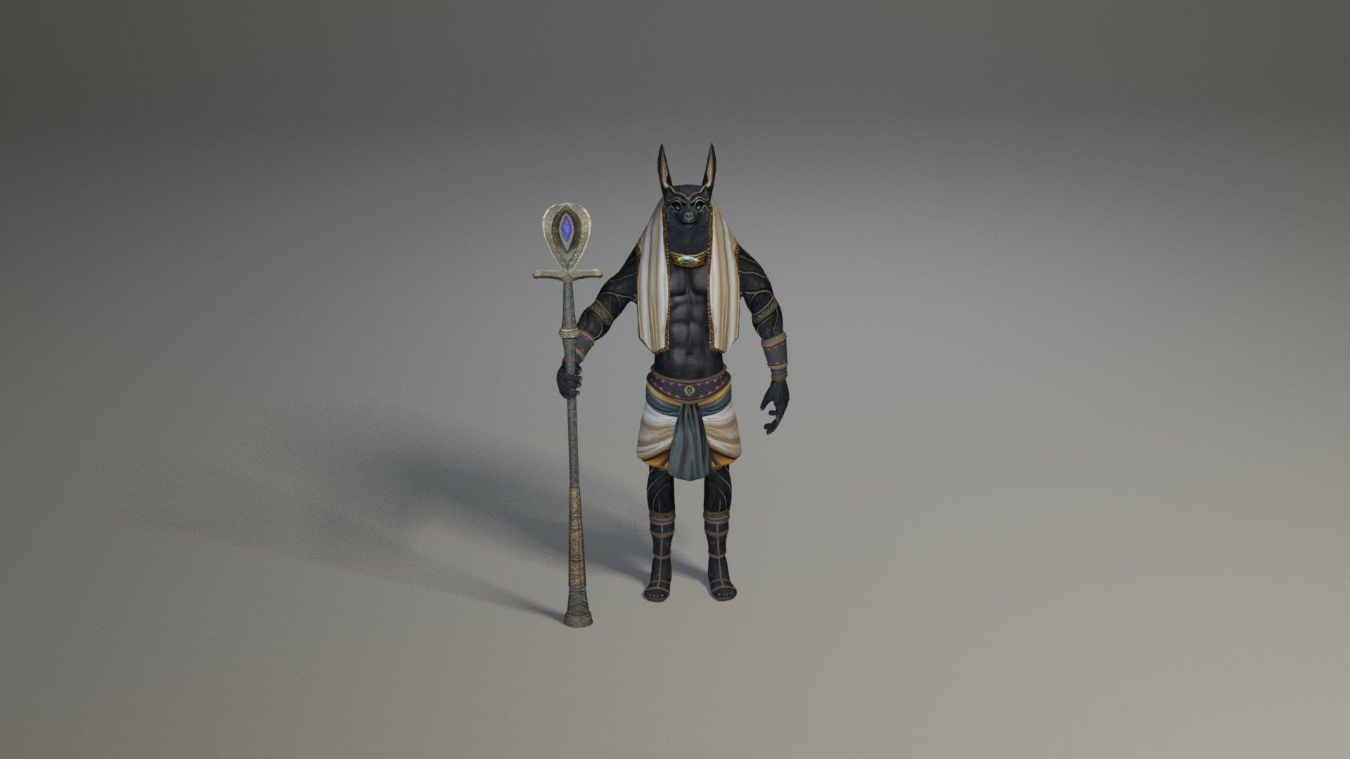 3D model Anubi divinity VR / AR / low-poly | CGTrader