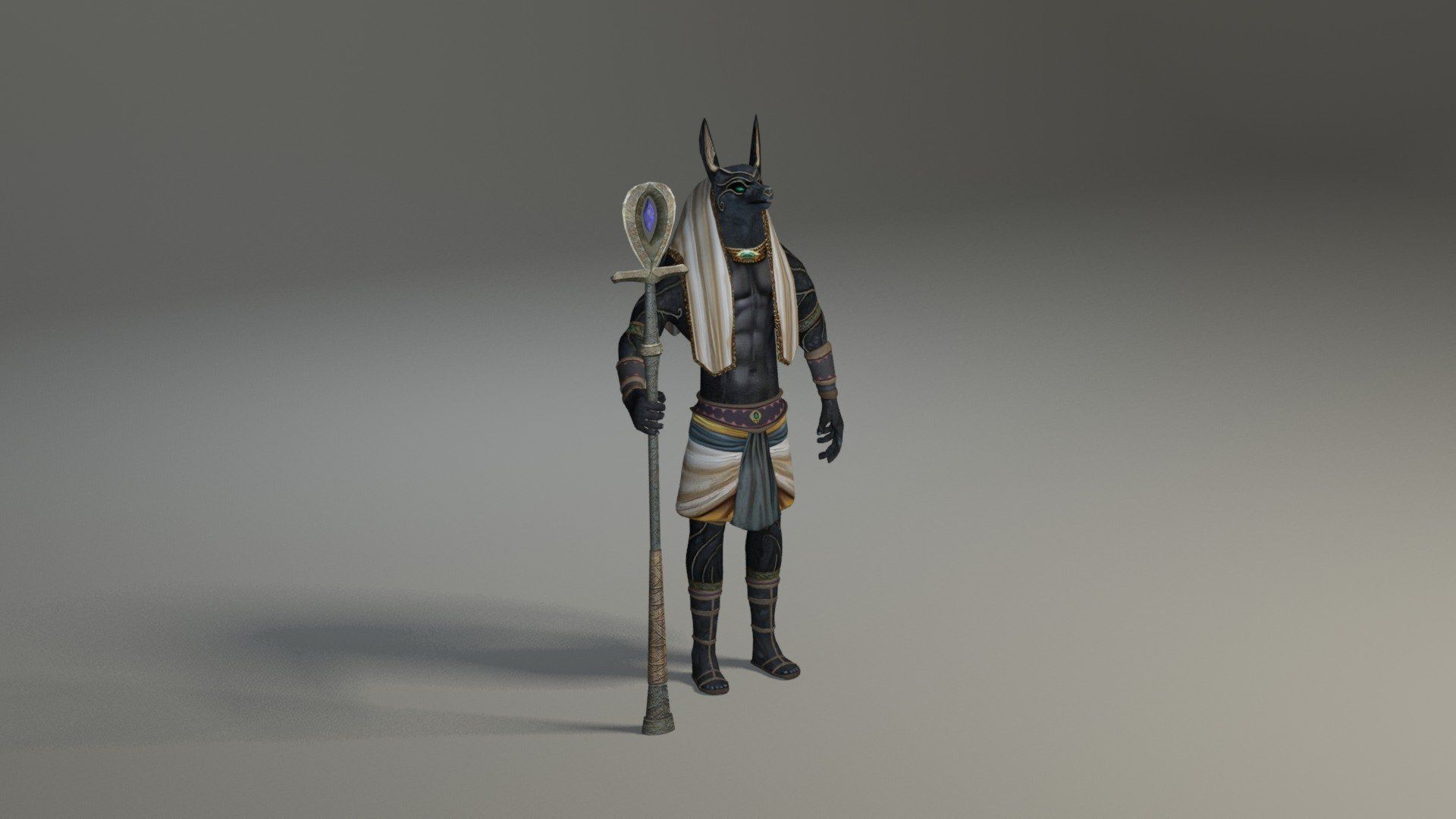 3D model Anubi divinity VR / AR / low-poly | CGTrader