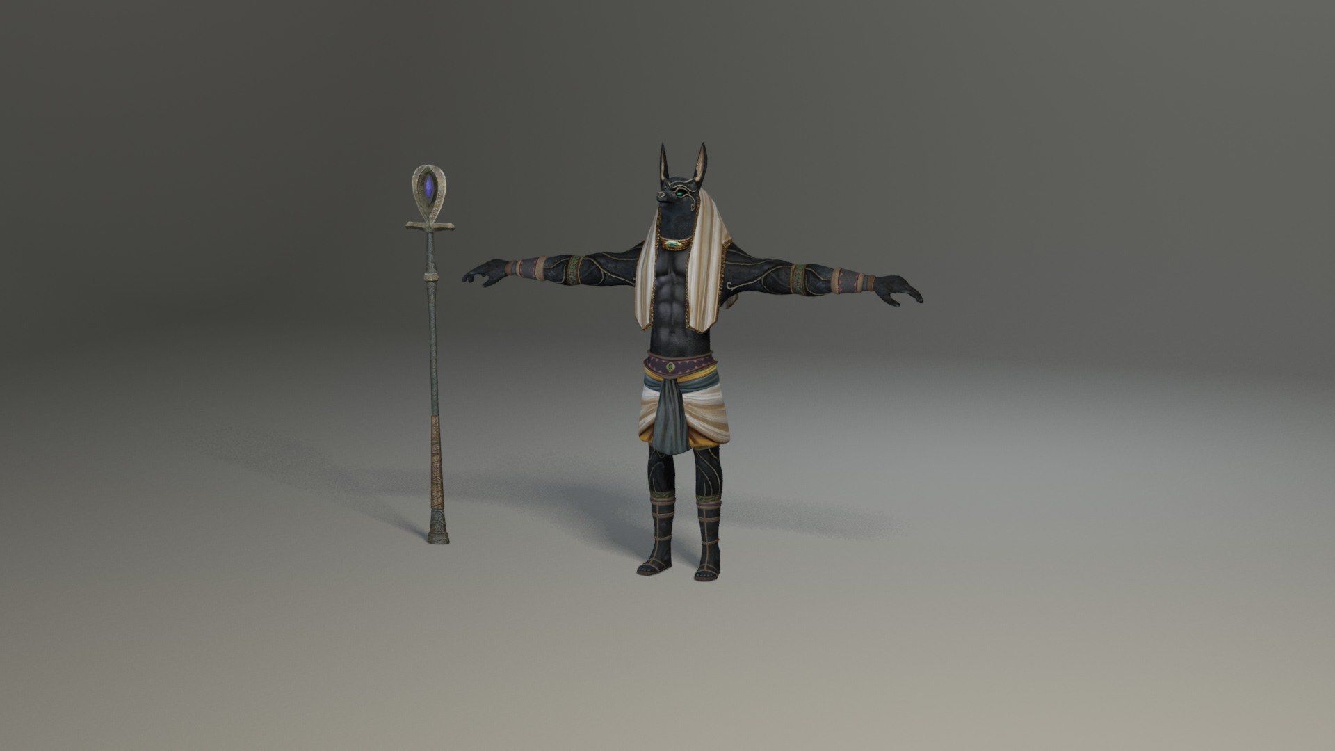 3D model Anubi divinity VR / AR / low-poly | CGTrader