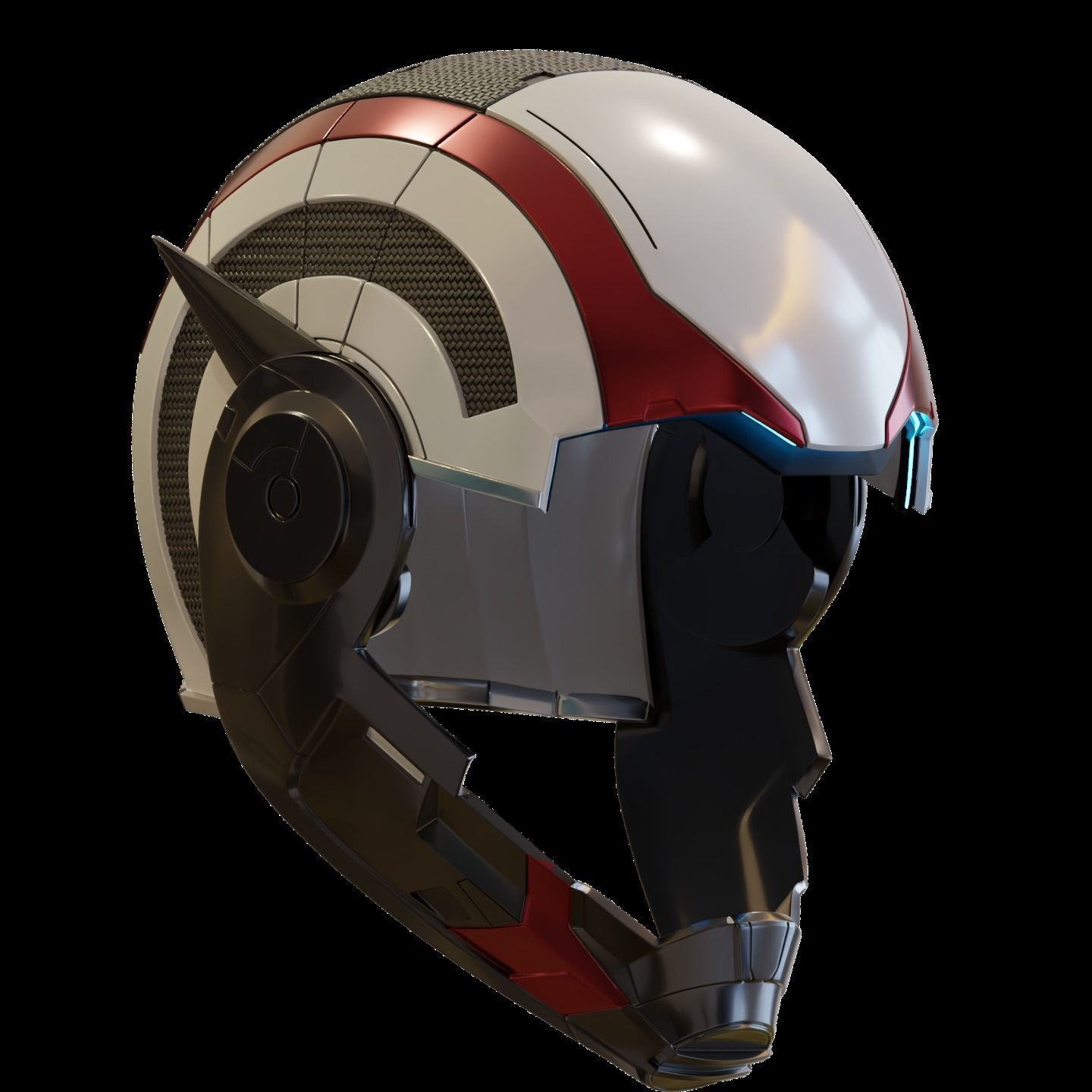 Ant Man endgame quantum time travel suit helmet 3D model 3D printable ...