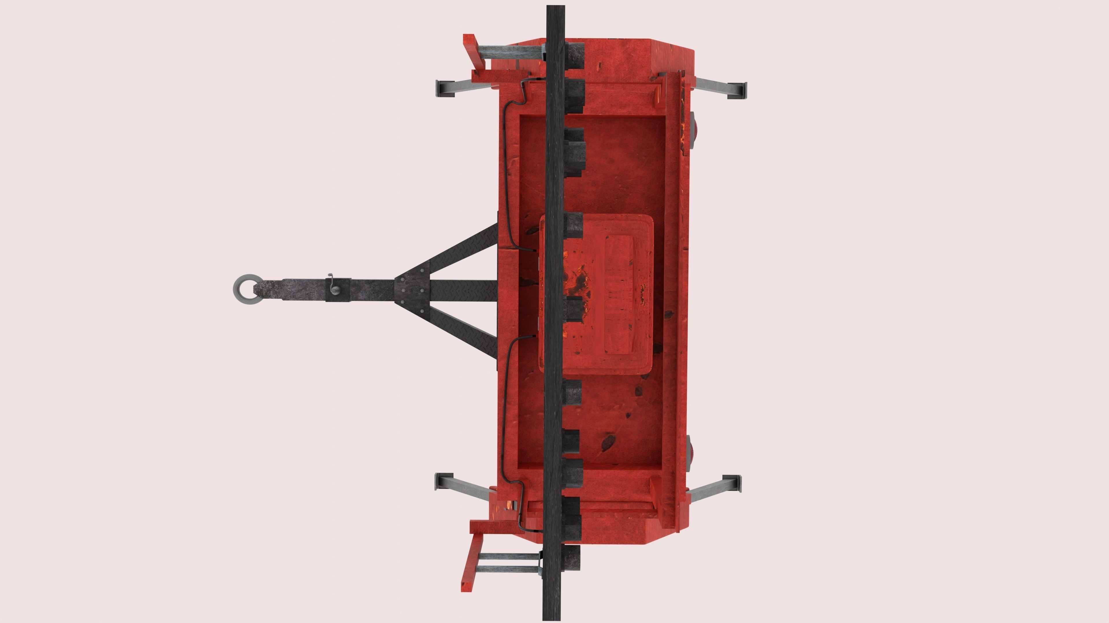 Roadblock Trailer 3D model | CGTrader