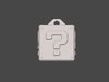 Question block keychain free free 3D model 3D printable | CGTrader