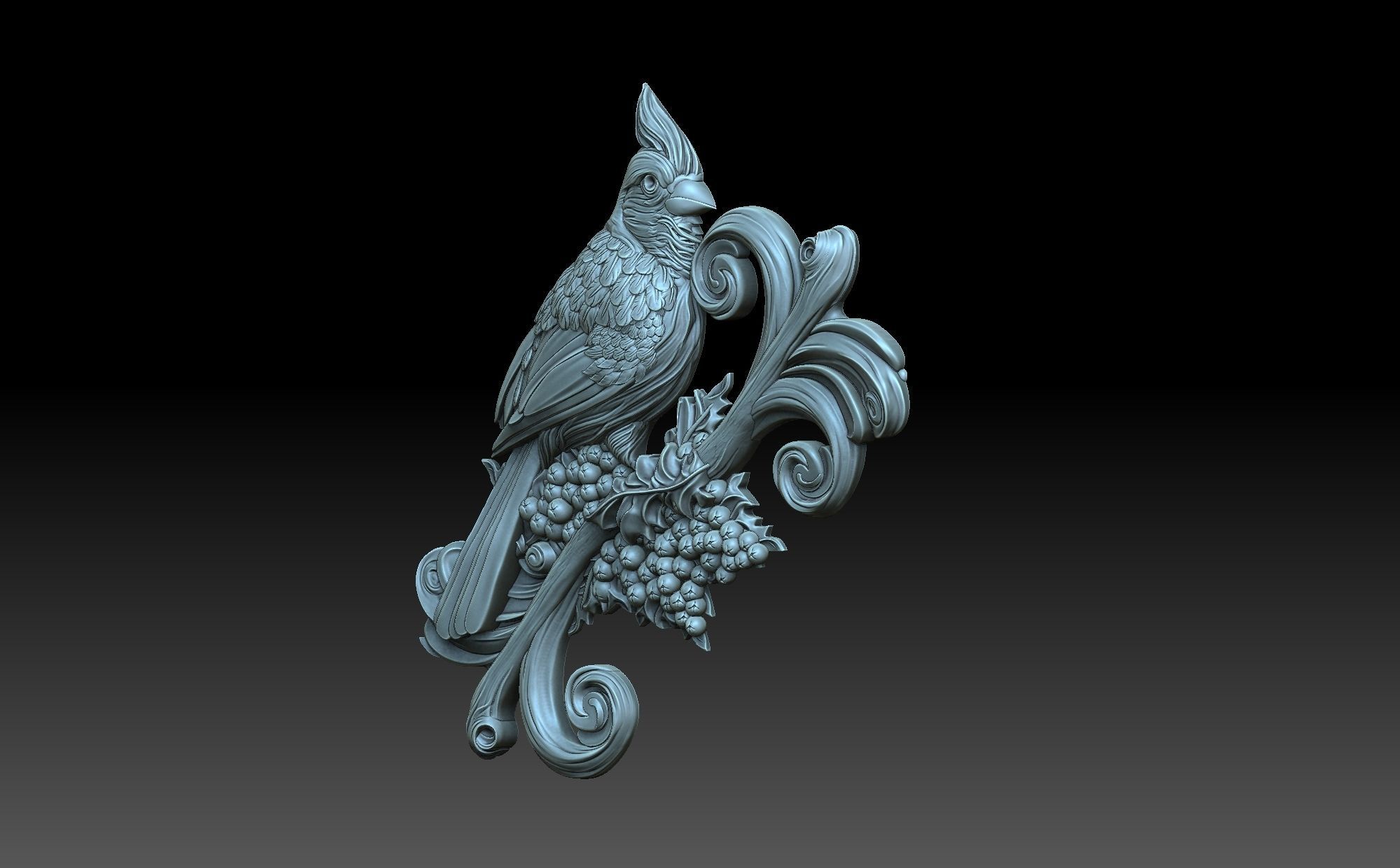 Cardinal Bird 3D model 3D printable | CGTrader