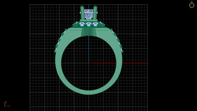 RING MEN DIAMOND 3D model 3D printable | CGTrader