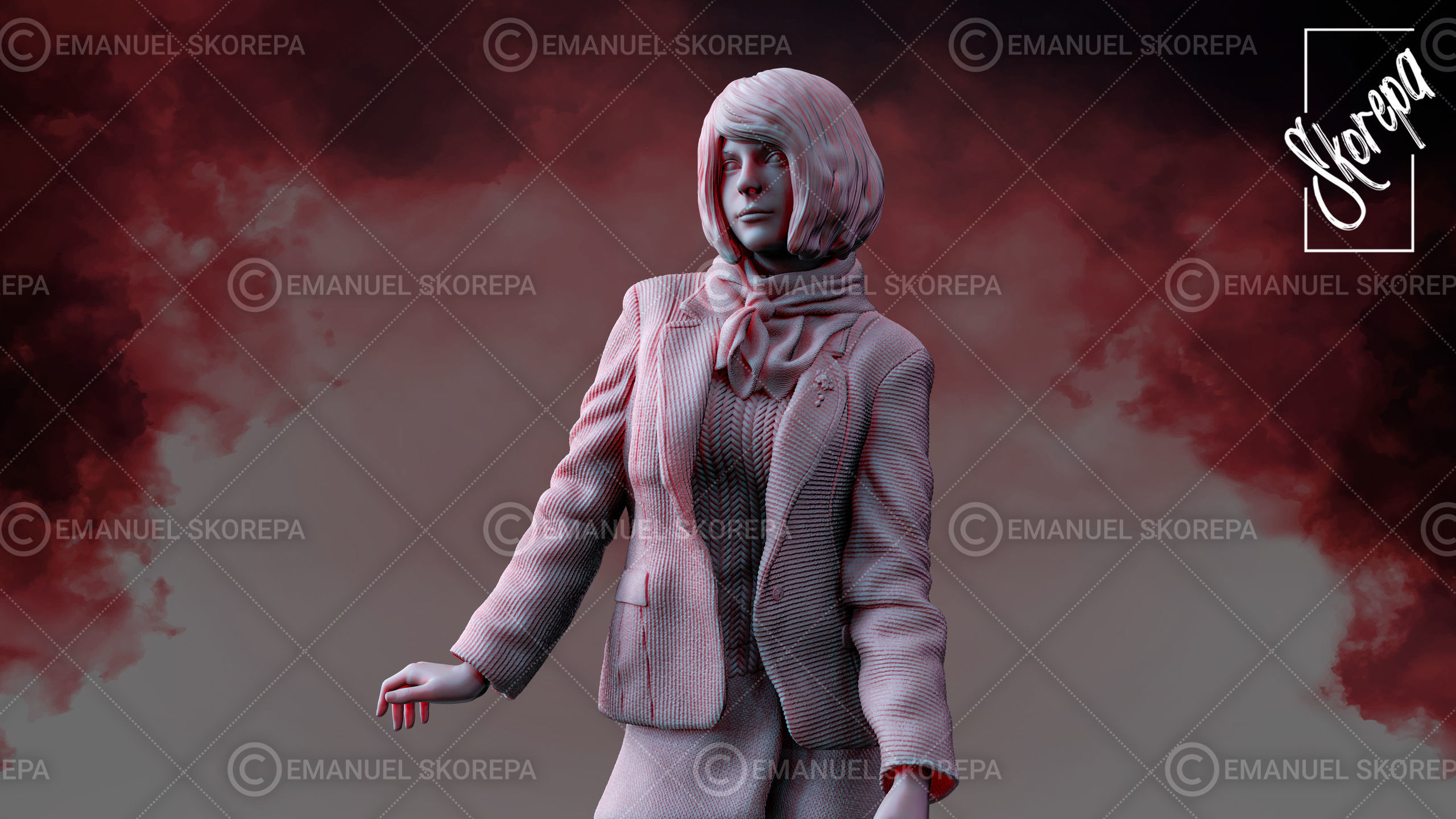 ASHLEY GRAHAM RE4 REMAKE 3D model 3D printable | CGTrader