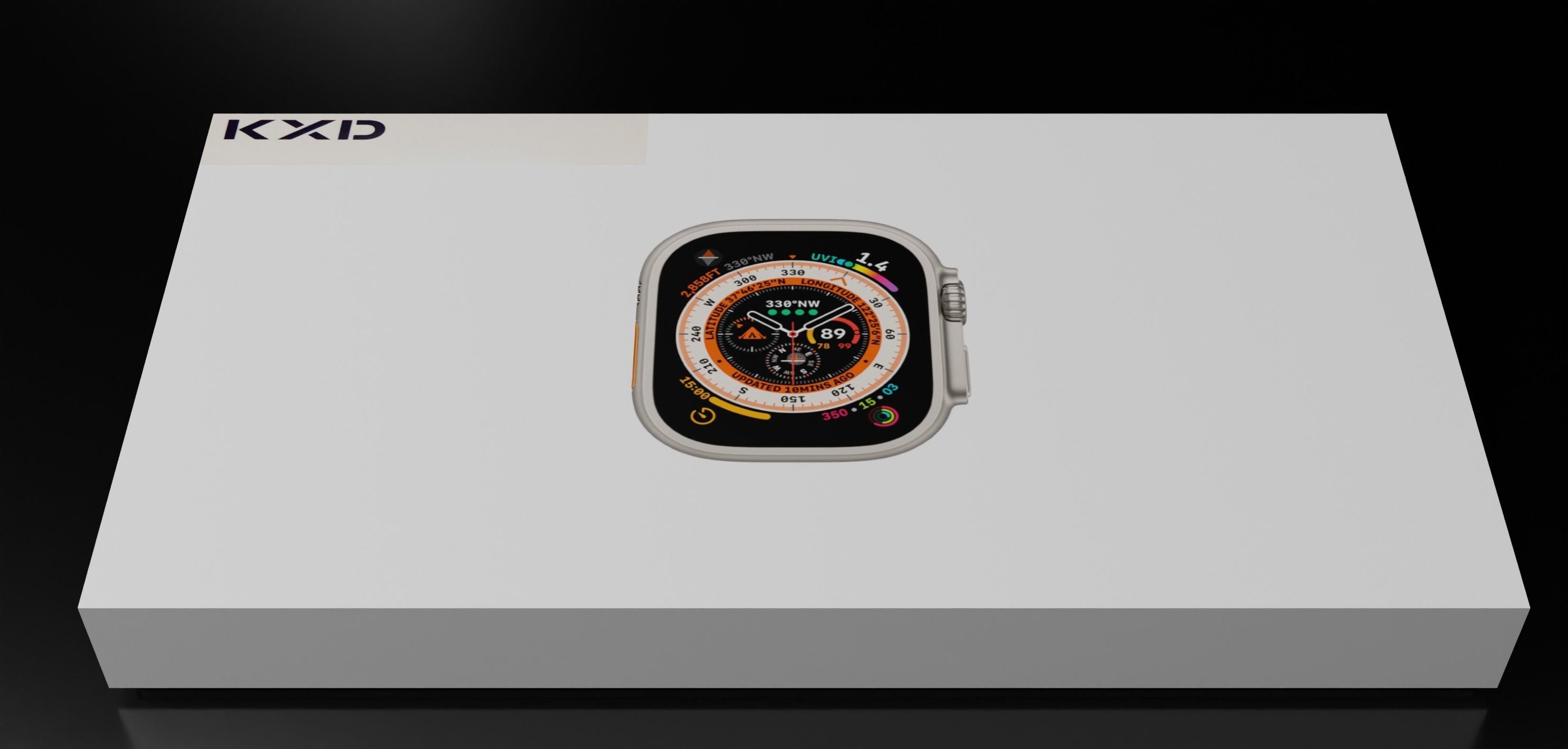 3D model KDX Smart watch full set 3d model VR / AR / low-poly | CGTrader