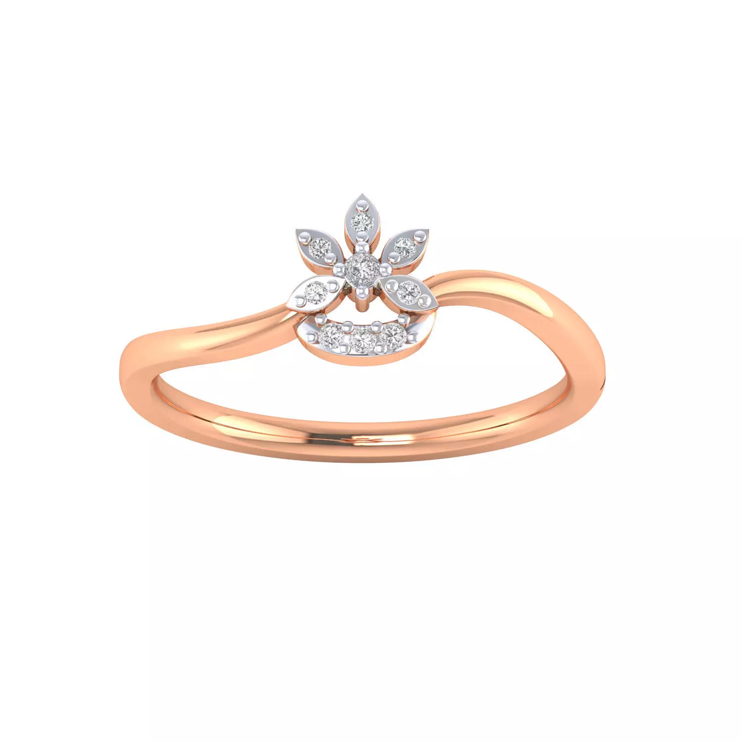 Women Star Ring STL OBJ FBX Renders Details 3D model 3D printable ...