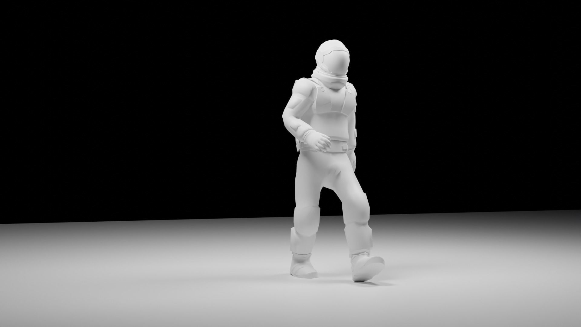 3D model Astronaut Start walking animated VR / AR / low-poly | CGTrader