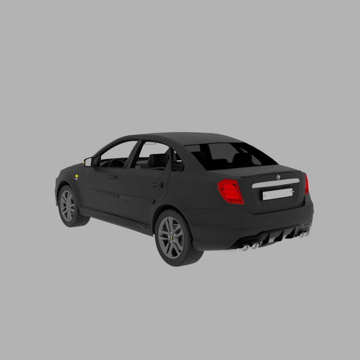 CHEVROLET GENTRA tuned 3D model | CGTrader