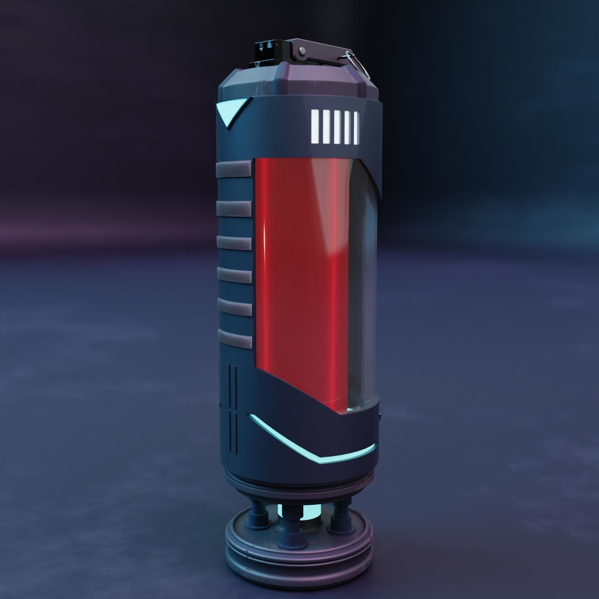 3D model Sci-Fi Grenade 001 VR / AR / low-poly | CGTrader