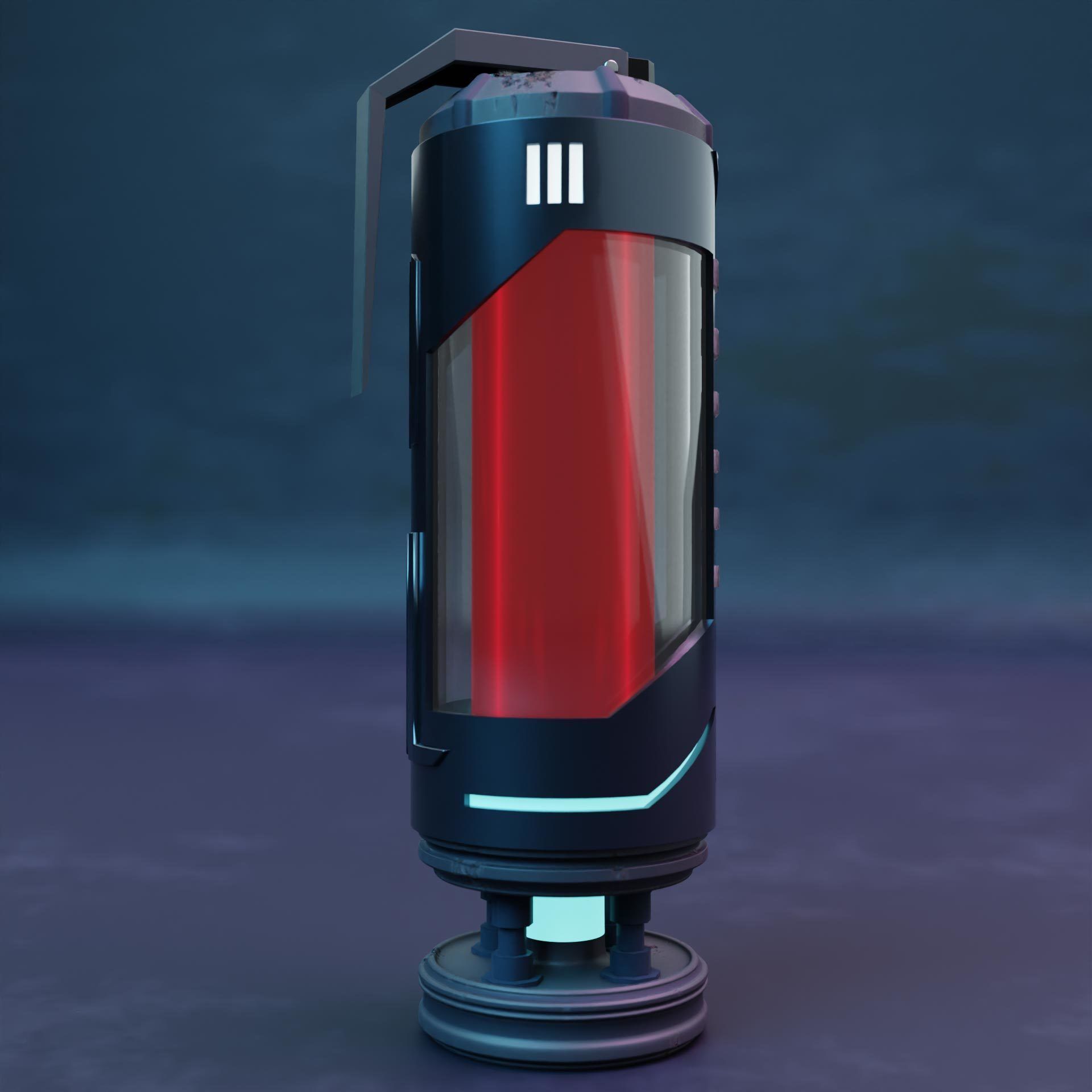 3D model Sci-Fi Grenade 001 VR / AR / low-poly | CGTrader