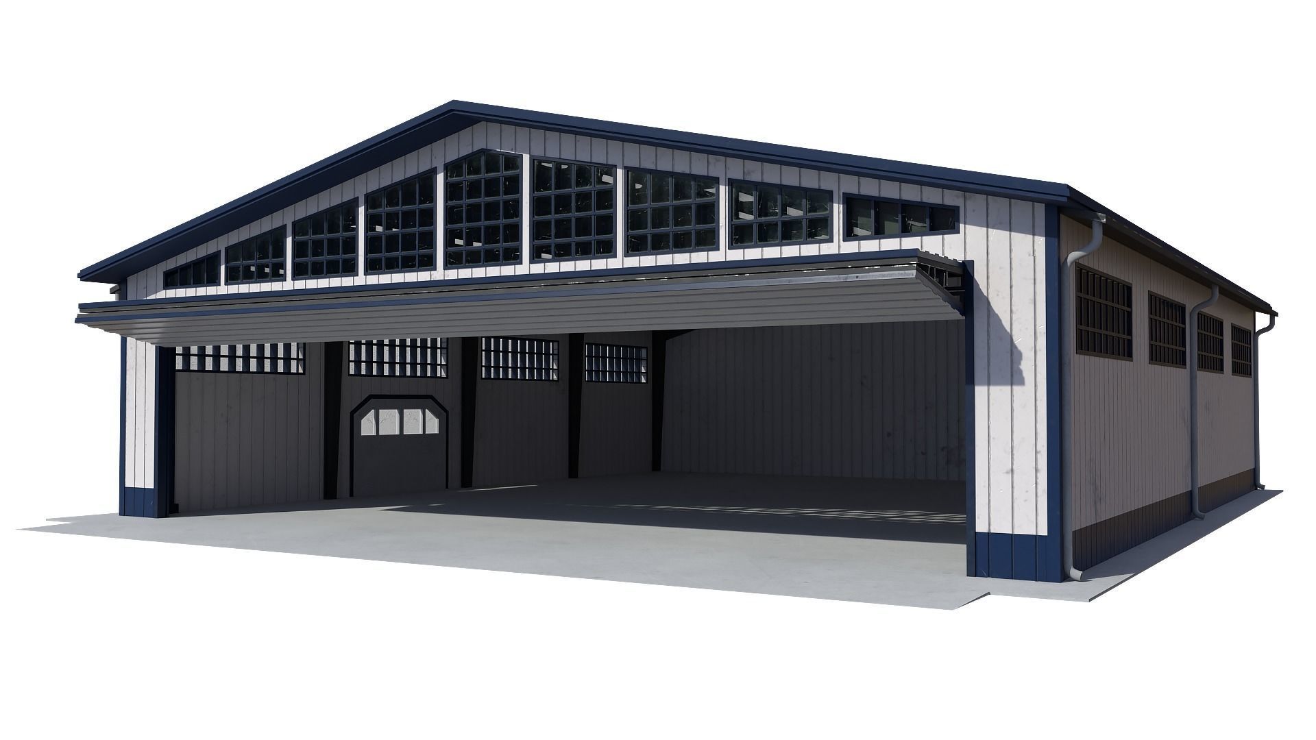 3D model Garage - Hangar VR / AR / low-poly | CGTrader