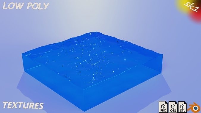 3D model Water VR / AR / low-poly | CGTrader