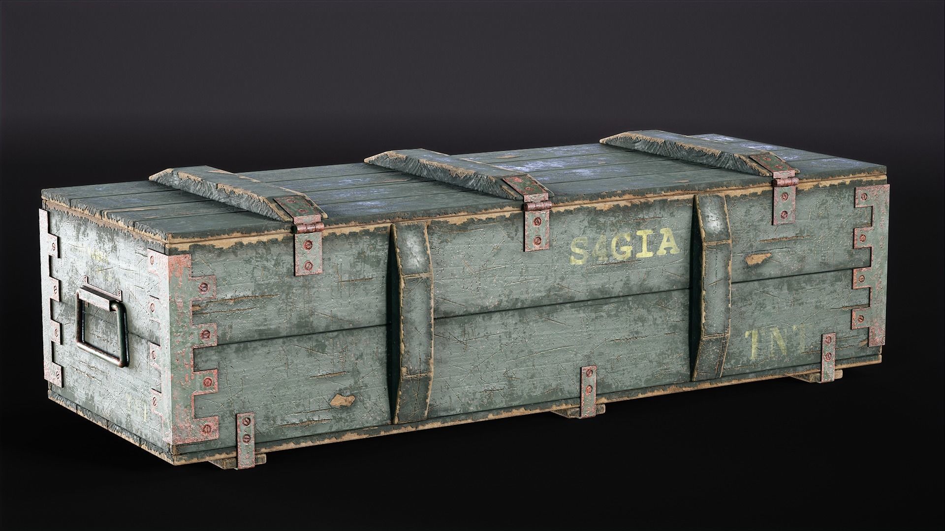 3D model Military large Box - Game Ready - vol2 VR / AR / low-poly ...
