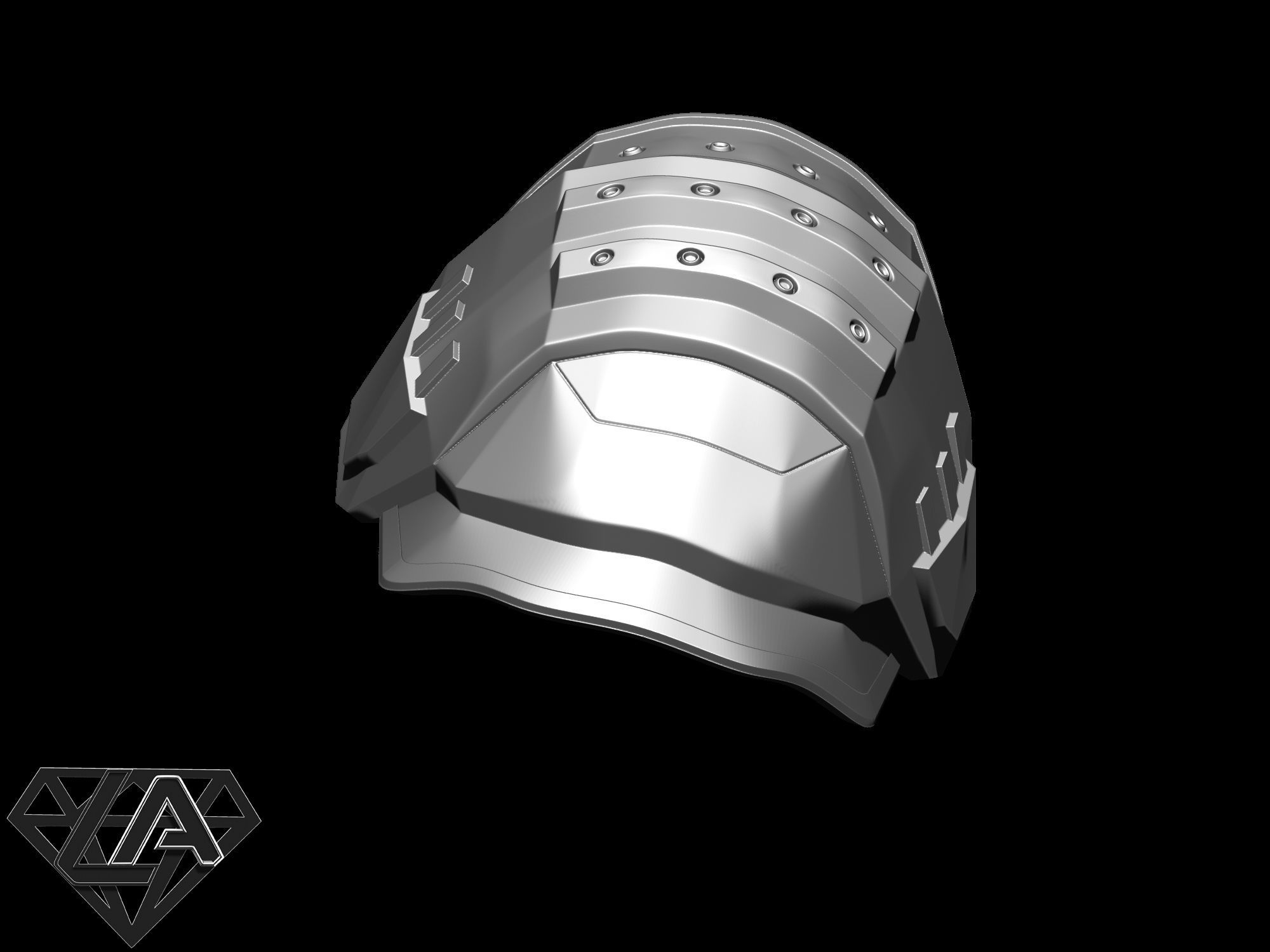 shoulder armor night sentinel 3D model 3D printable | CGTrader