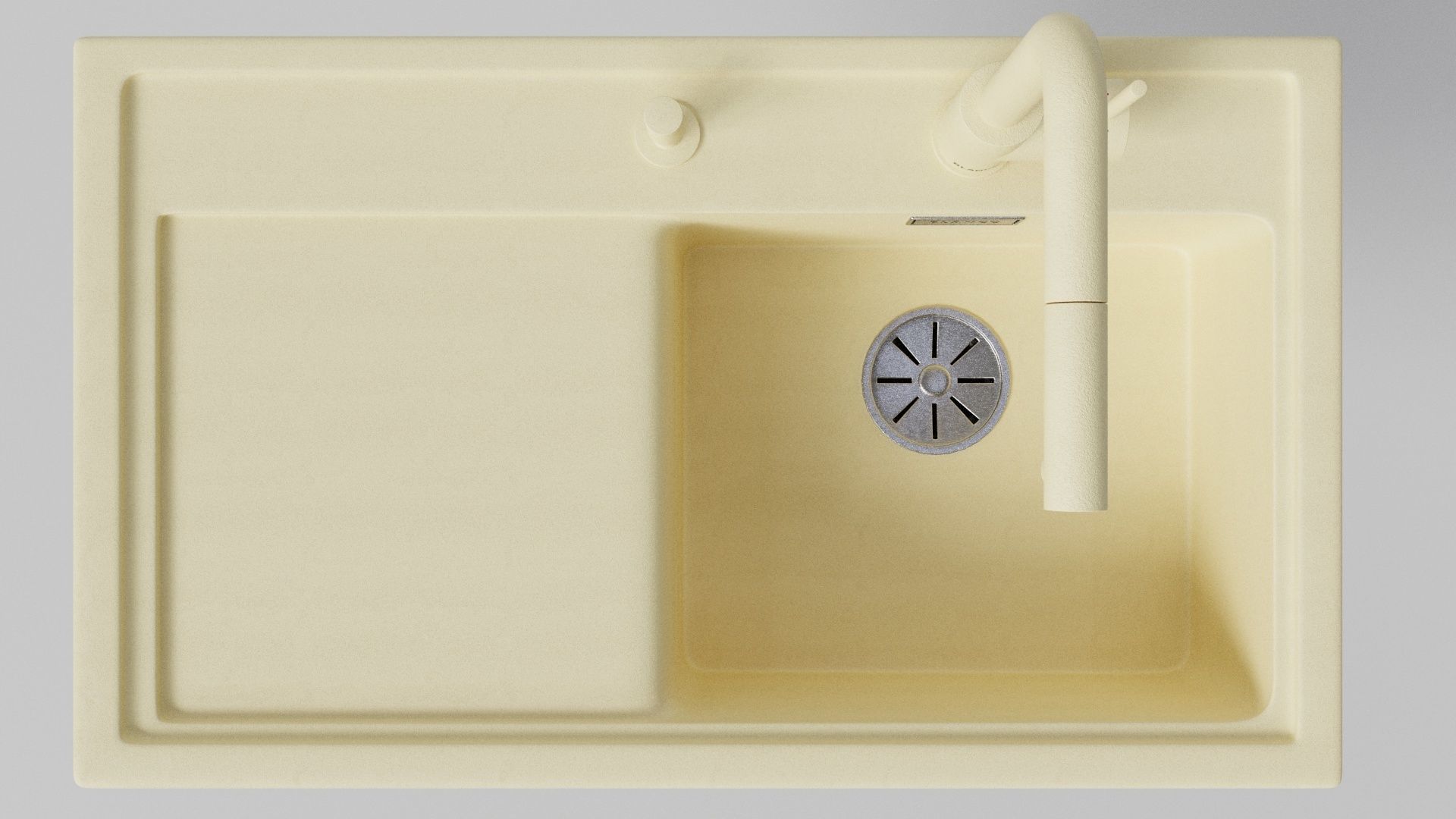 3D model Blanco Kitchen Sink - Zenar 45 S VR / AR / low-poly | CGTrader