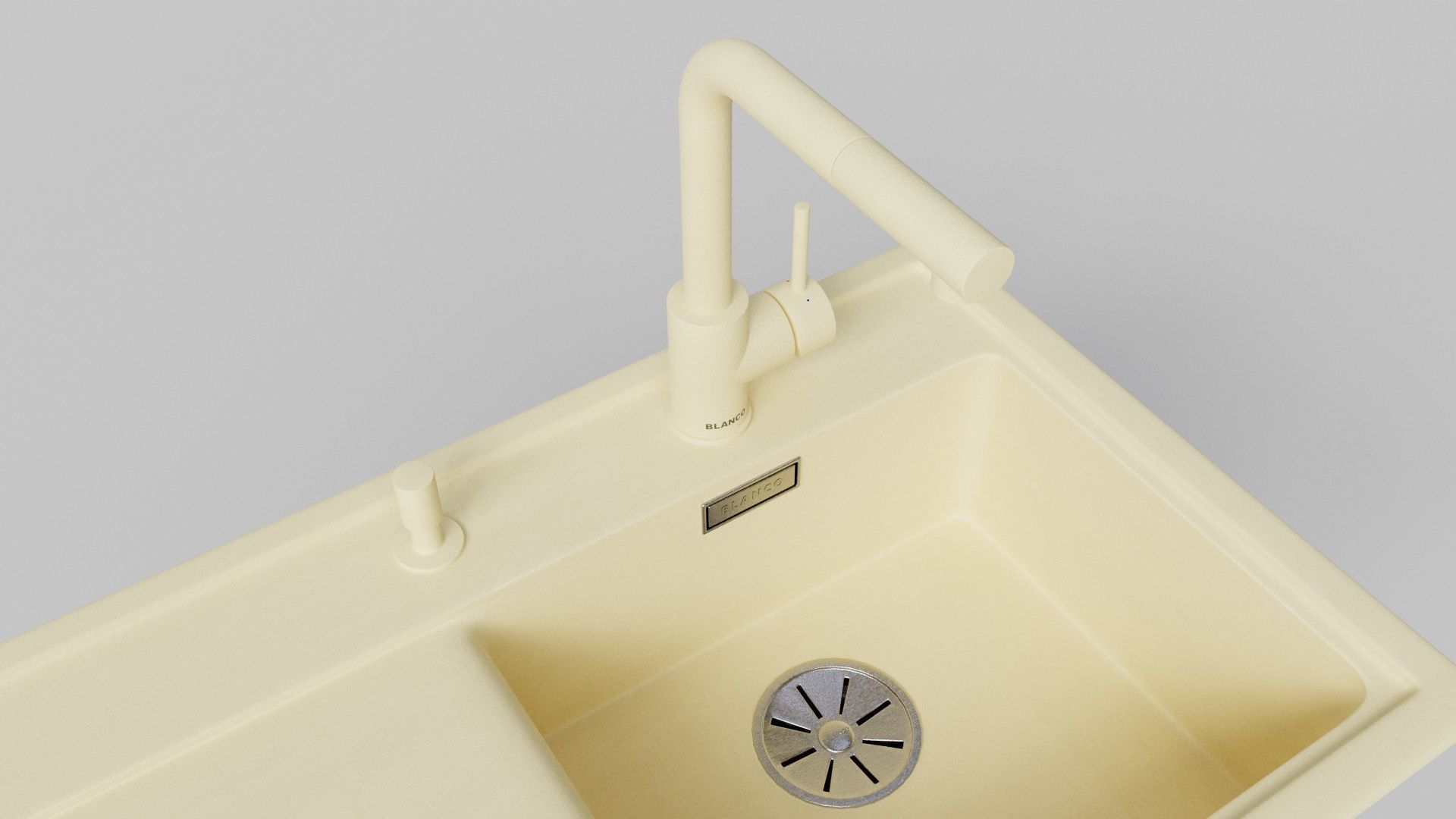 3D model Blanco Kitchen Sink - Zenar 45 S VR / AR / low-poly | CGTrader
