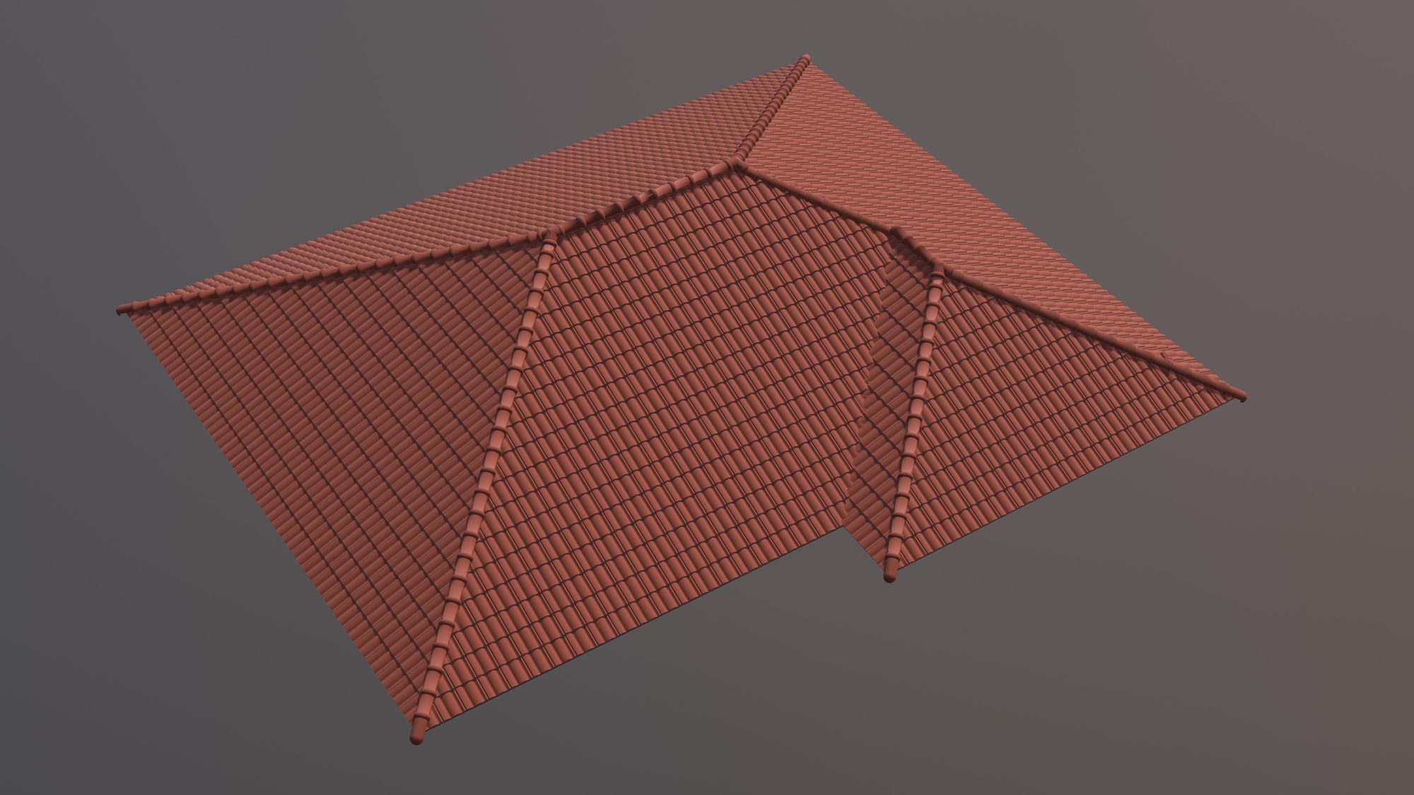 Roof tiles 3D model | CGTrader