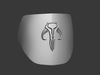 Mythosaur Logo Boba Fett shoulder armor Bundle 3D model 3D printable ...