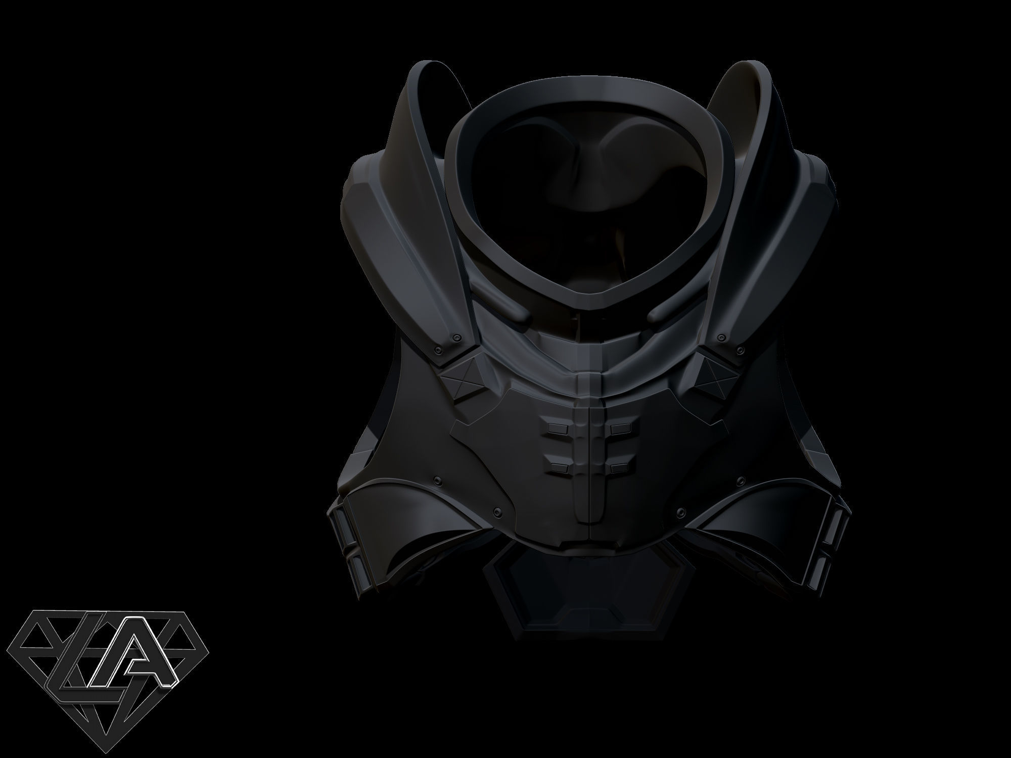 Body Armor night sentinel 3D model 3D printable | CGTrader