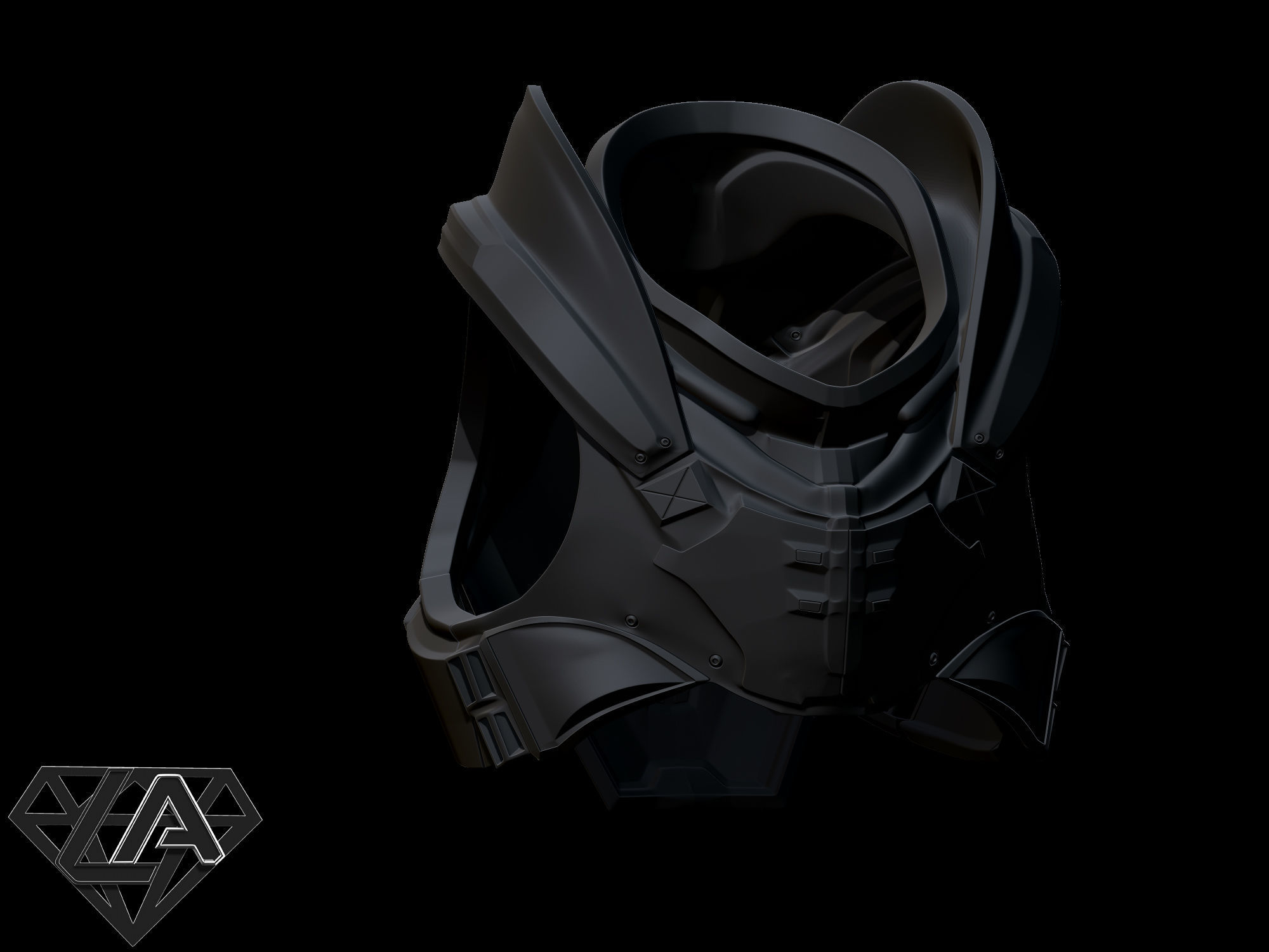 Body Armor night sentinel 3D model 3D printable | CGTrader