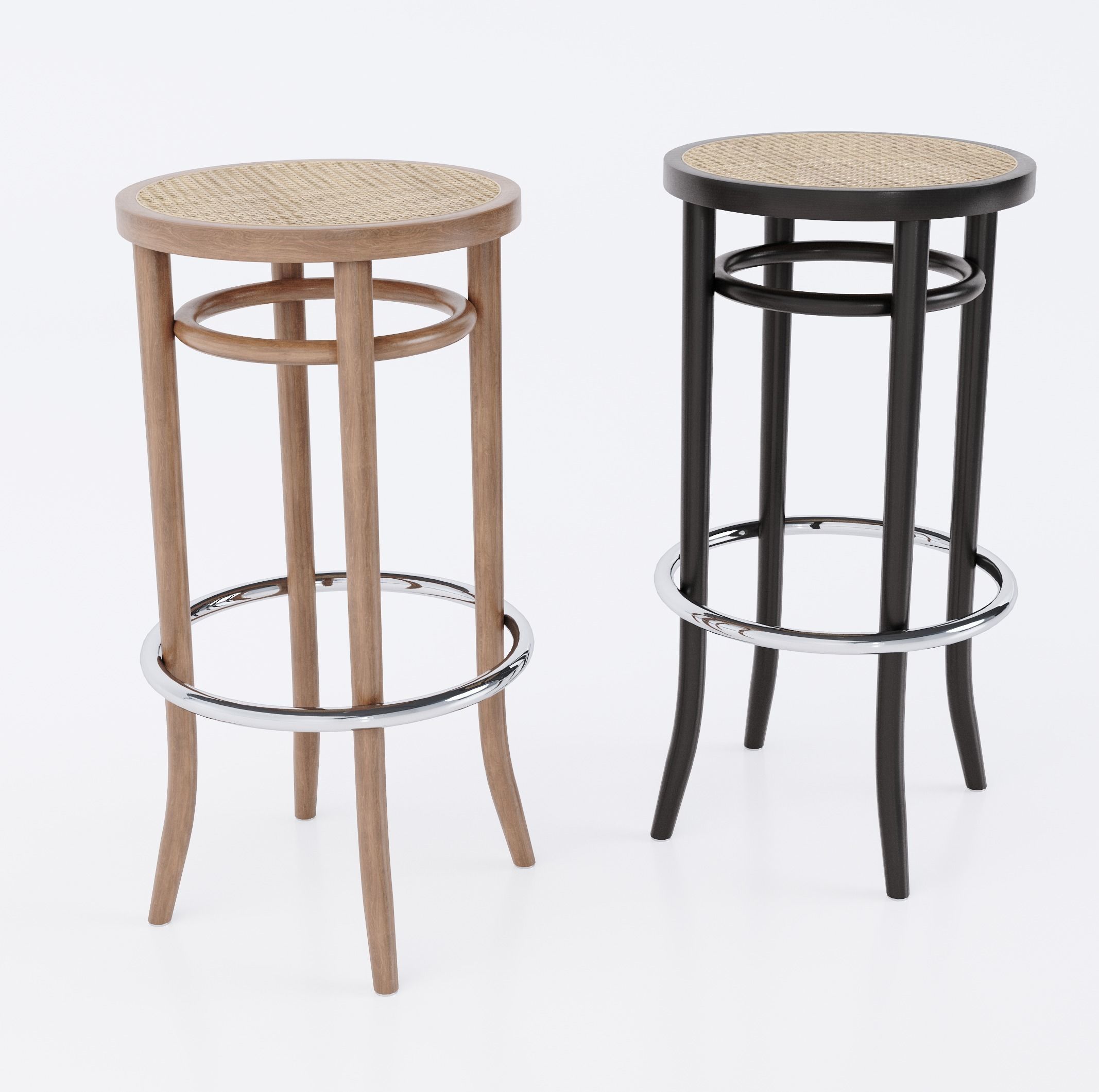 Barstool 204 by Thonet 3D model | CGTrader