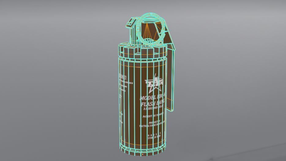 flashbang 3D model | CGTrader