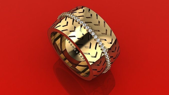 TYRE RING 3D model 3D printable | CGTrader