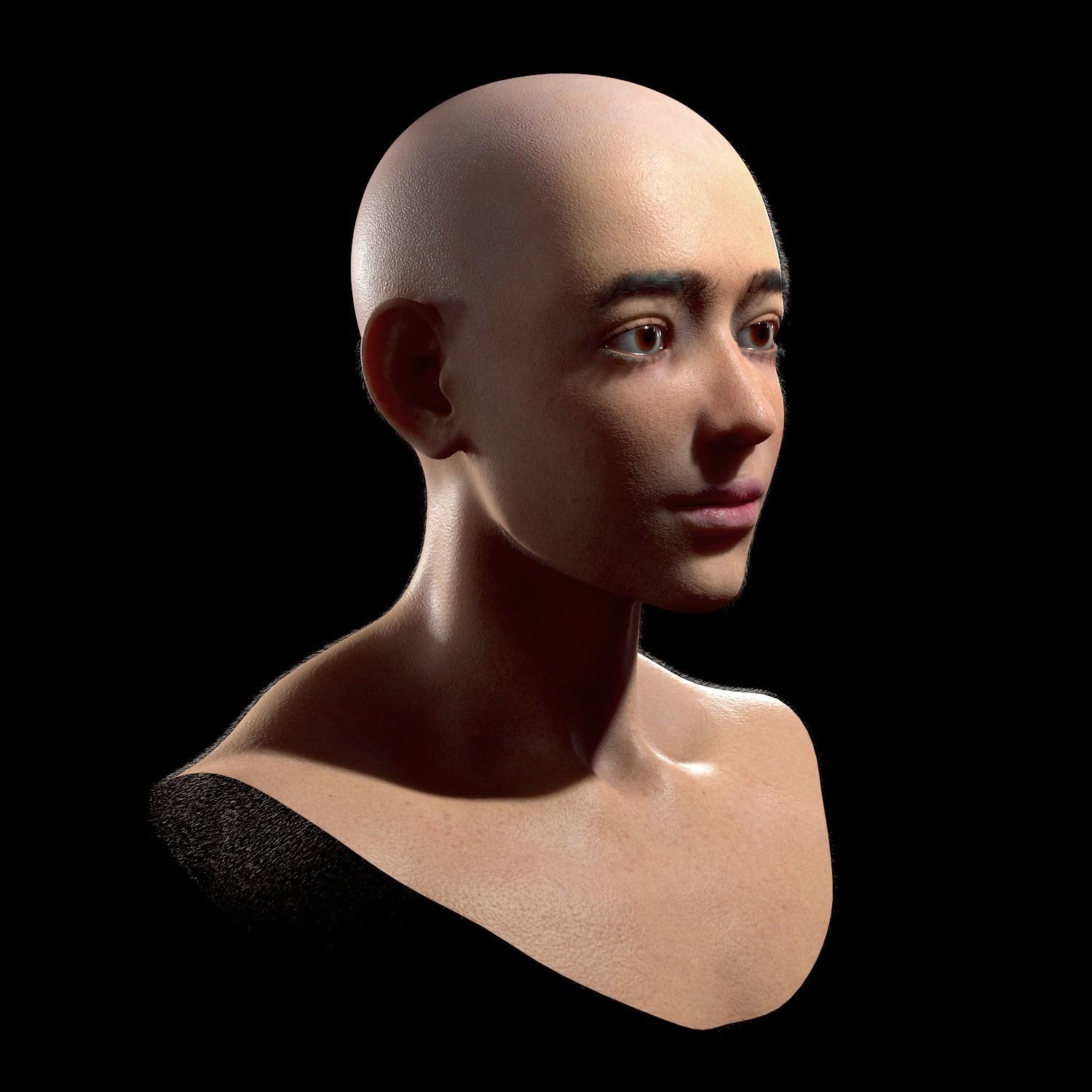 3D model Real Time Male Head 3D Model VR / AR / low-poly | CGTrader