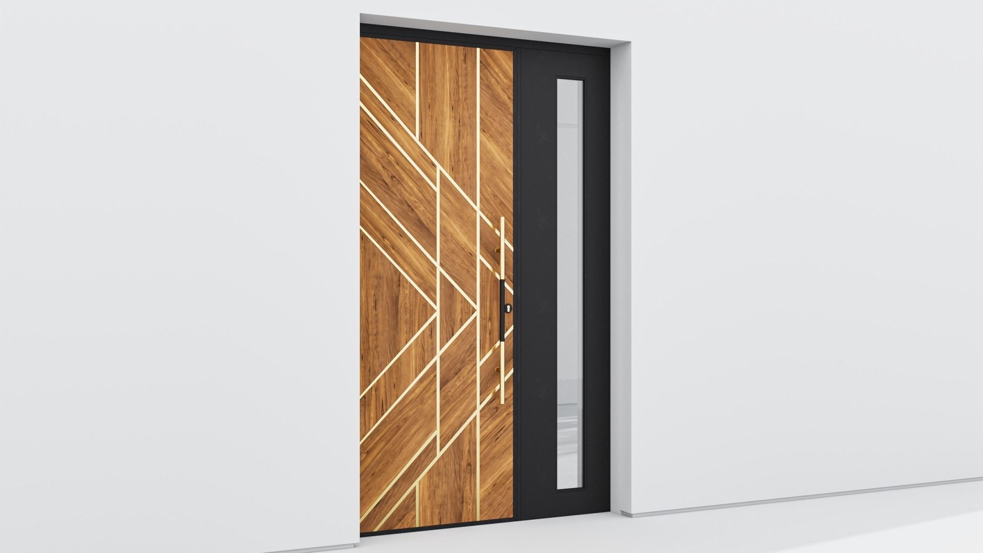 Aluminium door 258 3D model | CGTrader
