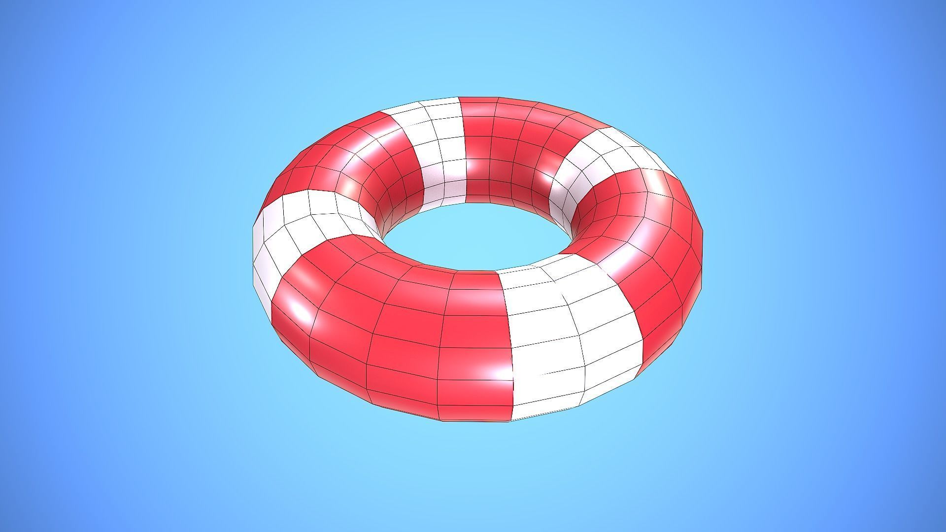 3D model DONUT FLOAT CARTOON STYLIZED VR / AR / low-poly | CGTrader