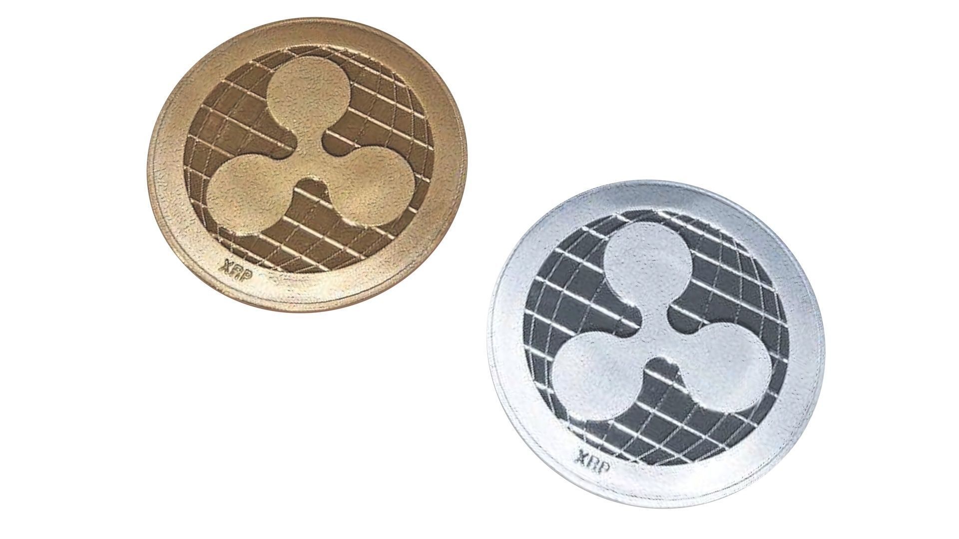 Ripple Coin Model 3D model | CGTrader