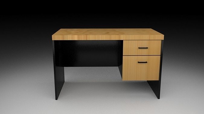 Office desk 3D model | CGTrader