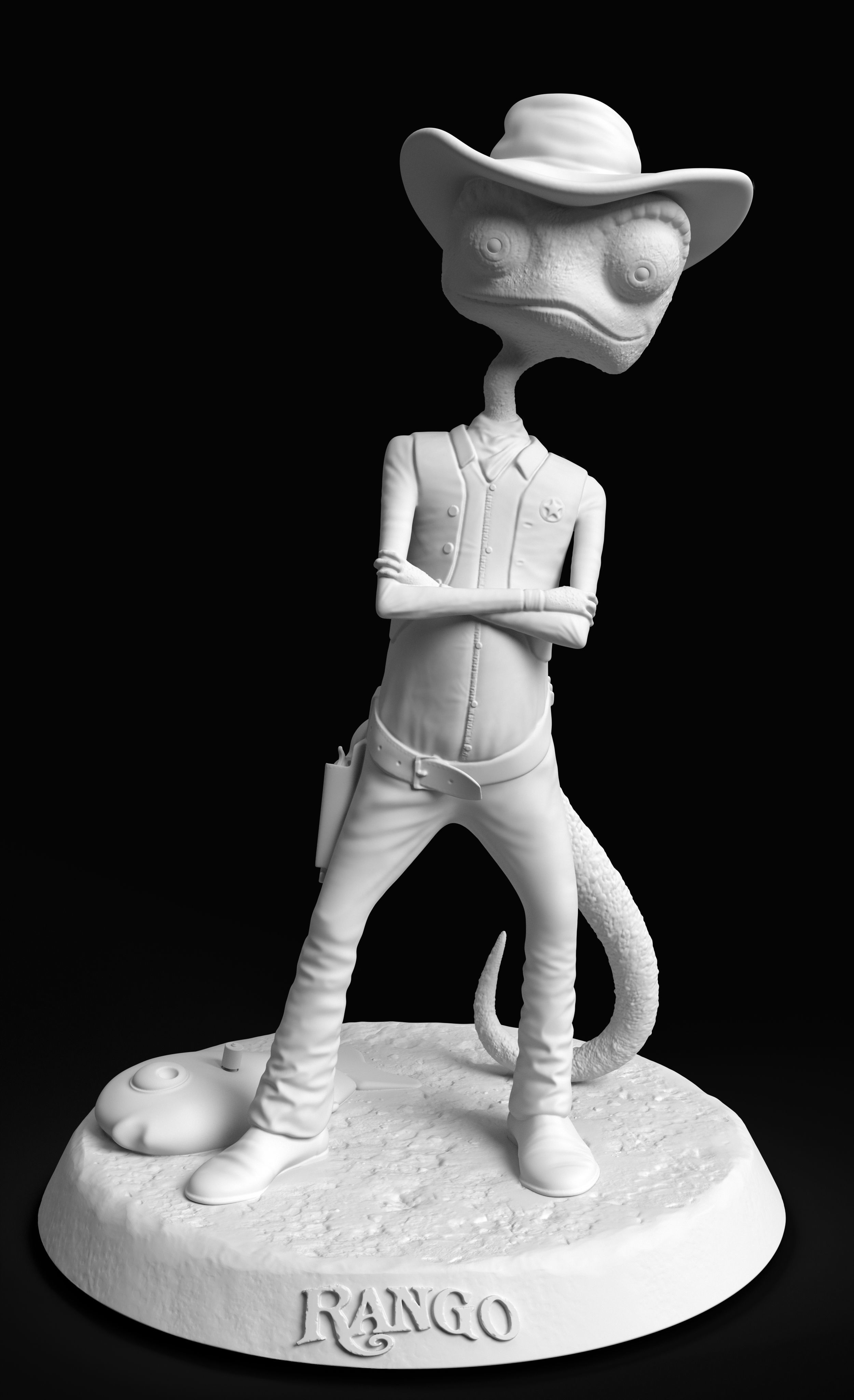 Rango 3D model 3D printable | CGTrader