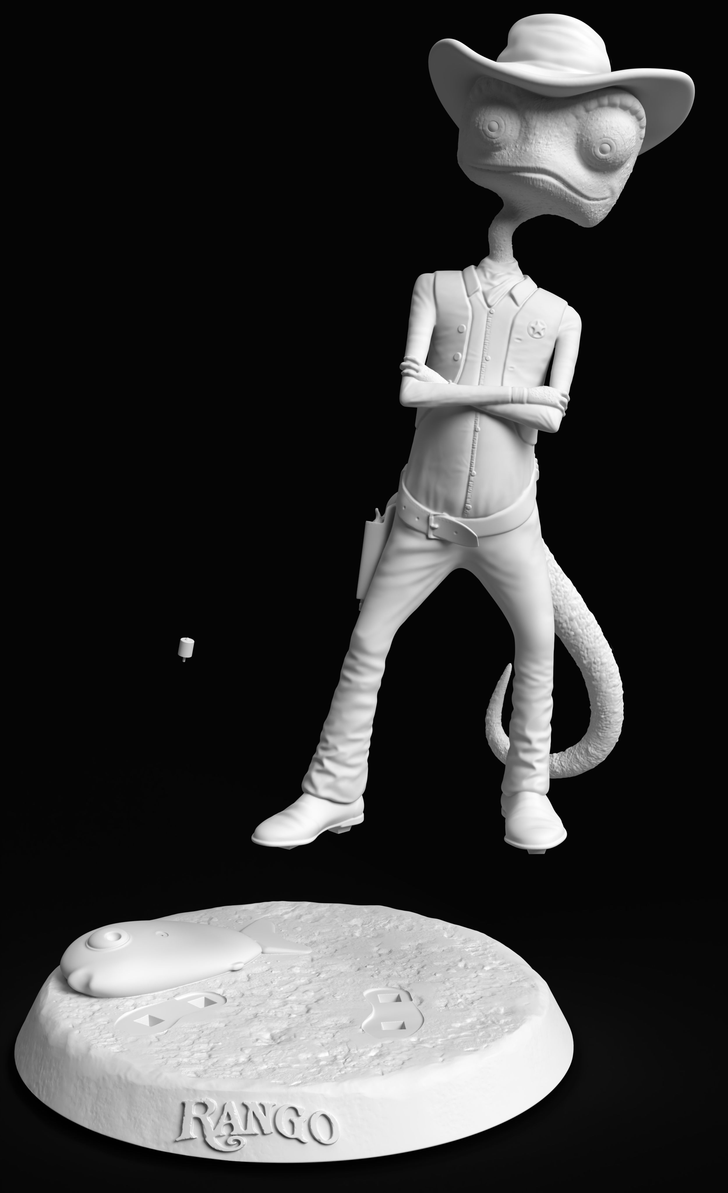 Rango 3D model 3D printable | CGTrader