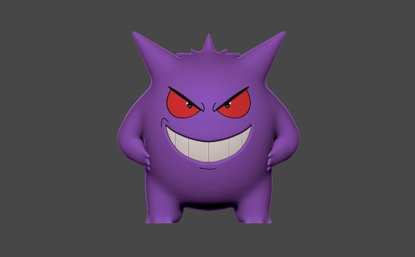 POKEMON GENGAR 3D model 3D printable | CGTrader