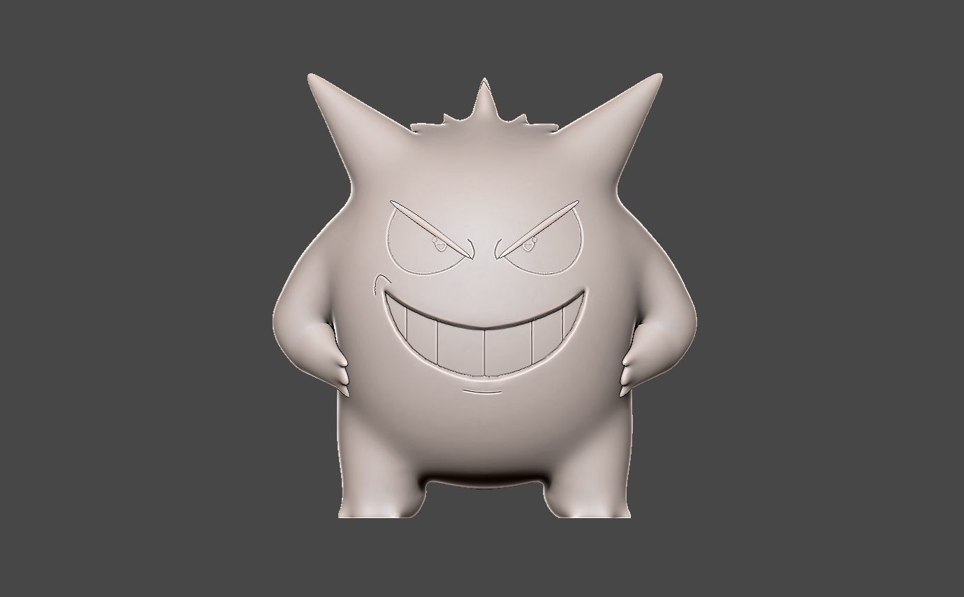 POKEMON GENGAR 3D model 3D printable | CGTrader
