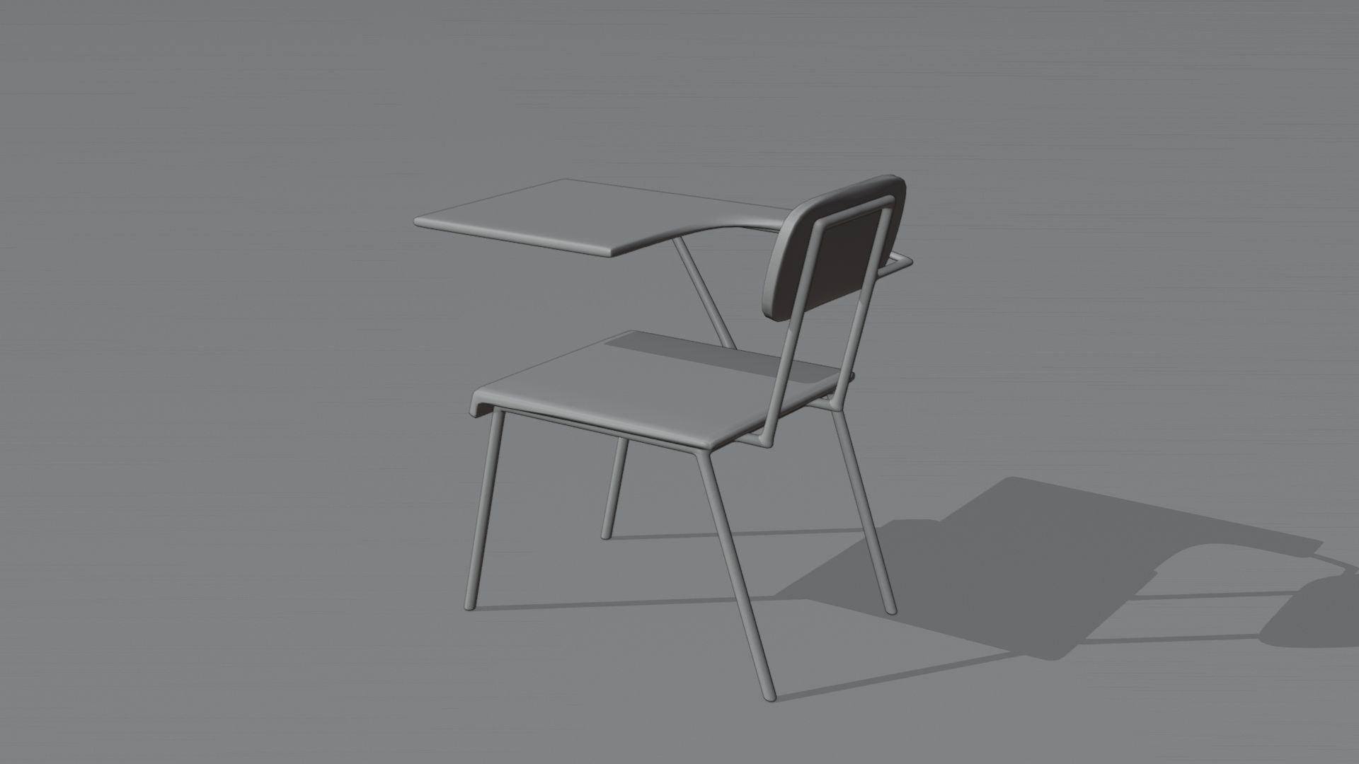 Low poly 3D school bench free VR / AR / low-poly 3D model | CGTrader