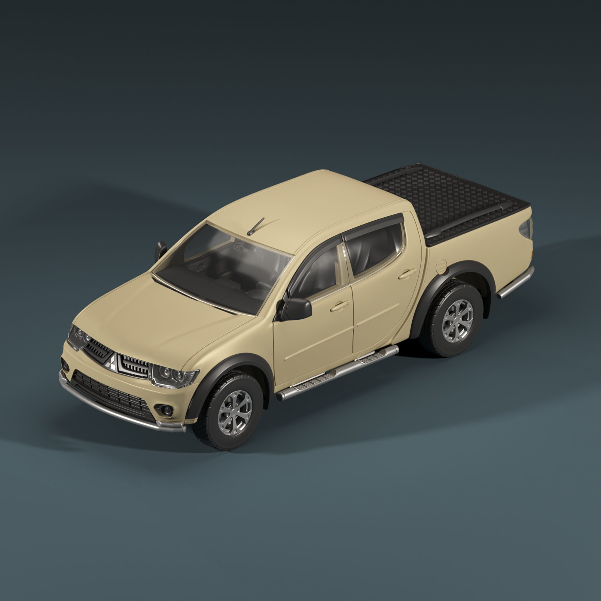 Mitsubishi L200 Triton 2010 3D model 3D printable | CGTrader