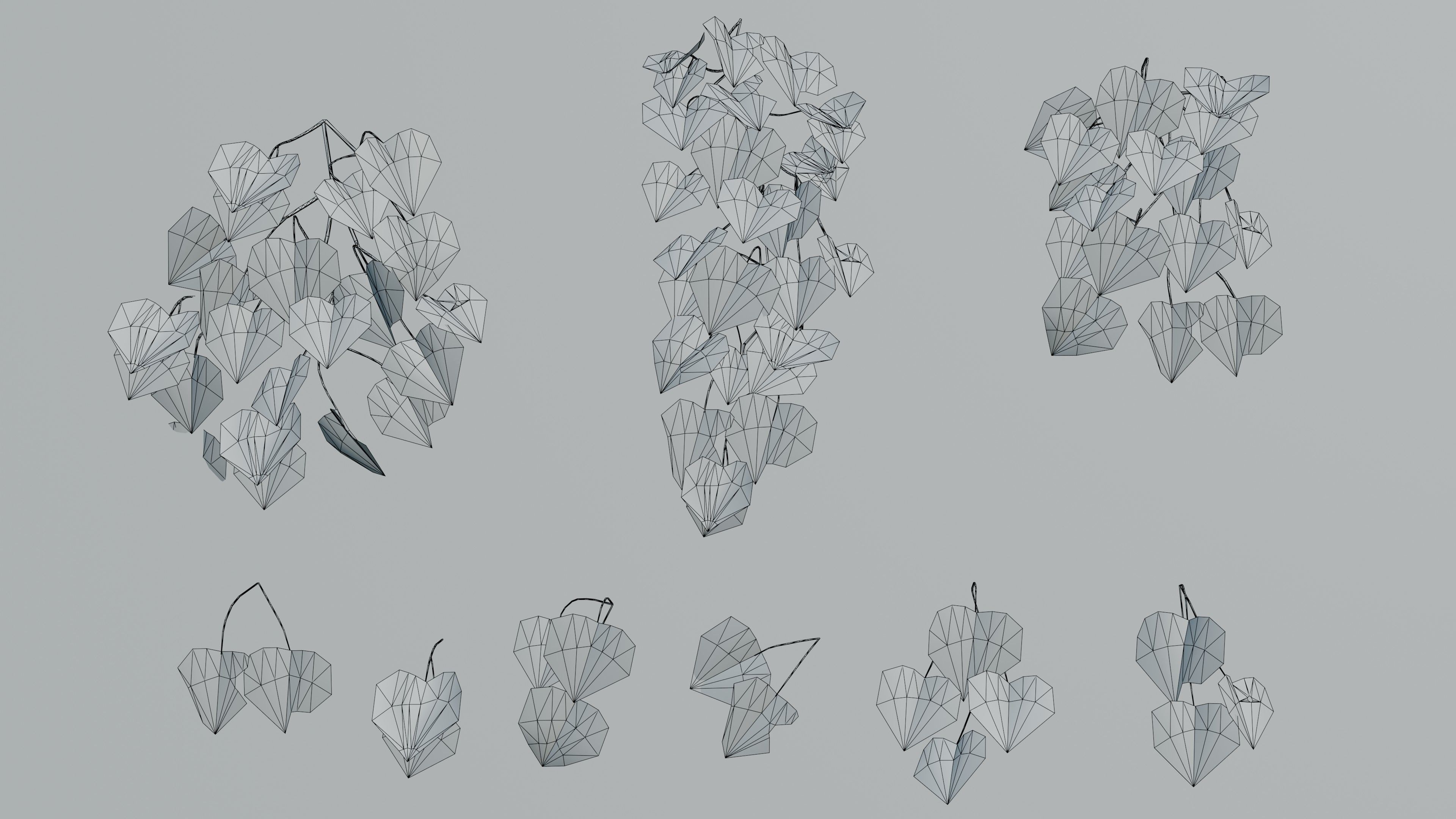 3D model Bindweed Ivy VR / AR / low-poly | CGTrader