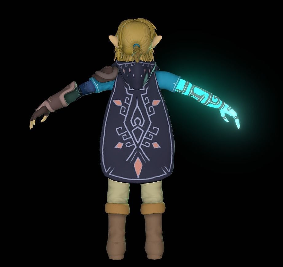 3D model Link from The Legend of Zelda Tears of Kingdom VR / AR / low ...