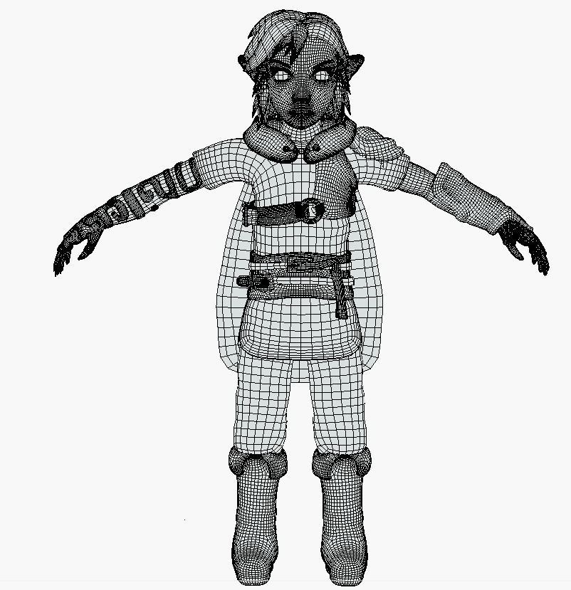 3D model Link from The Legend of Zelda Tears of Kingdom VR / AR / low ...